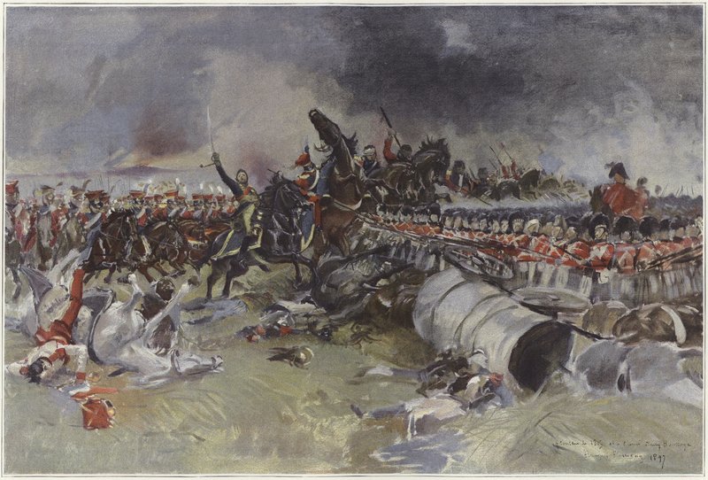 Battle of Waterloo by Francois Flameng: Buy fine art prints