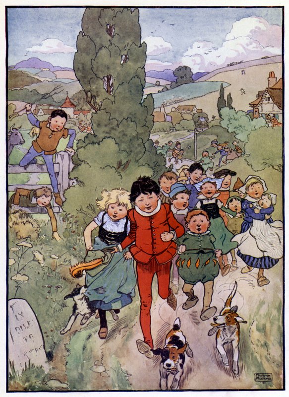 Illustration for The Story of Tom The Piper's Son