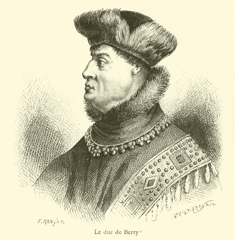 Duke of Berry (engraving) by French School: Fine art print