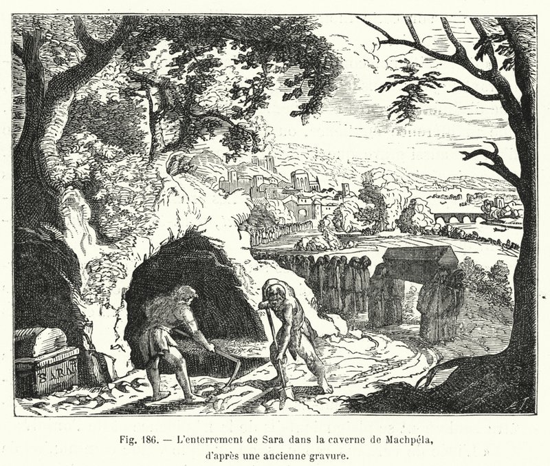 The Burial of Sarah in the Cave of Machpelah, After an Ancient Engraving