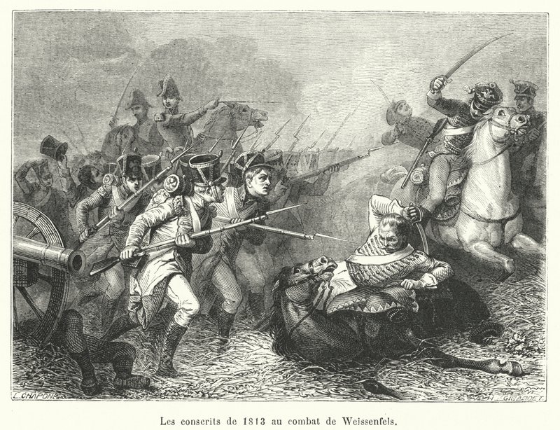 Conscripts of 1813 at the Battle of Weissenfels