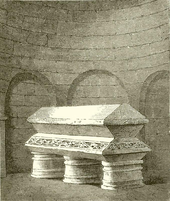 Tomb of Saint Radegonde by French School: Fine art print