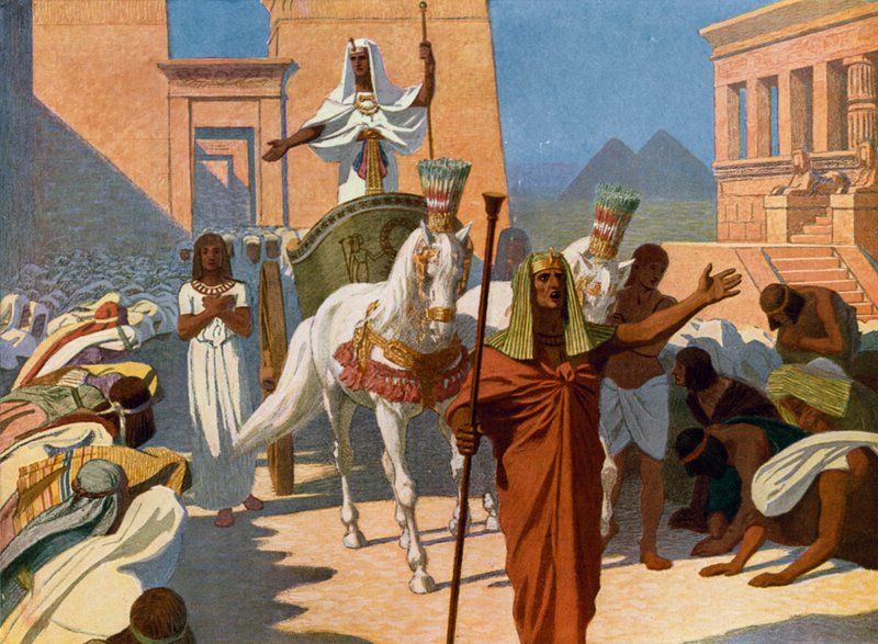 Joseph as Vizier of Egypt by Gebhard Fugel: Fine art print