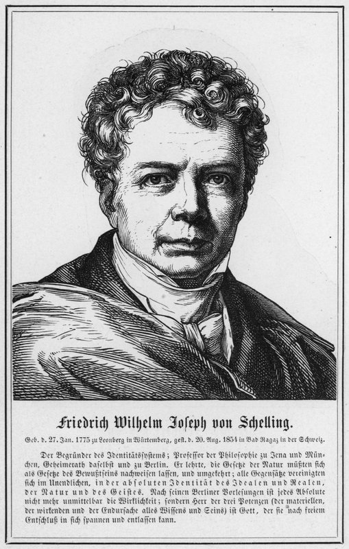 Friedrich Wilhelm Joseph von Schelling (engraving)