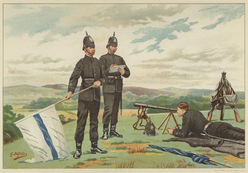 The 1st Middlesex (Victoria Rifles) Volunteers, 4th Volunteer Battalion ...