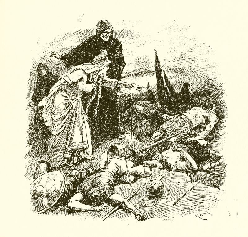 Queen Edith Finding the Body of Harold After the Battle of Hastings