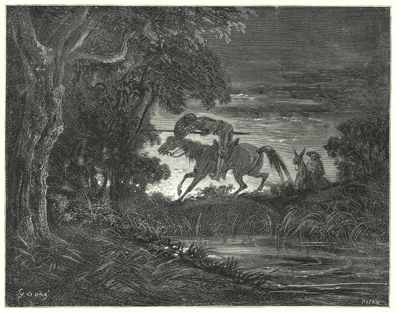 Gustave Dore's Don Quixote: "Don Quixote, accompanied by his intrepid ...