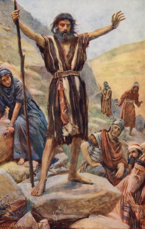 New Testament: John the Baptist by Harold Copping