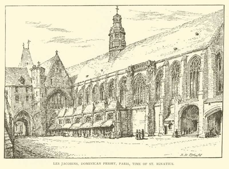 Les Jacobins, Dominican Priory, Paris, time of St Ignatius