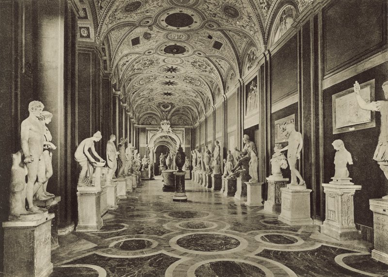 The Vatican Museum, Interior of the Statue Hall