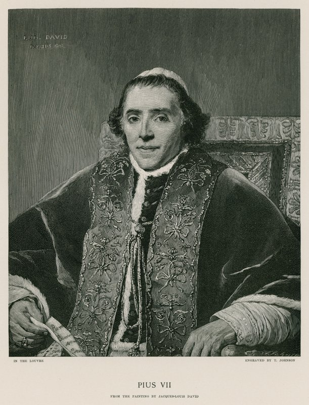 Pope Pius VII by Jacques Louis David: Buy fine art prints