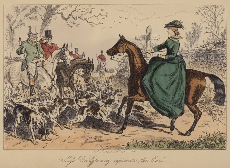 Miss De Glancey Captivates the Earl by John Leech
