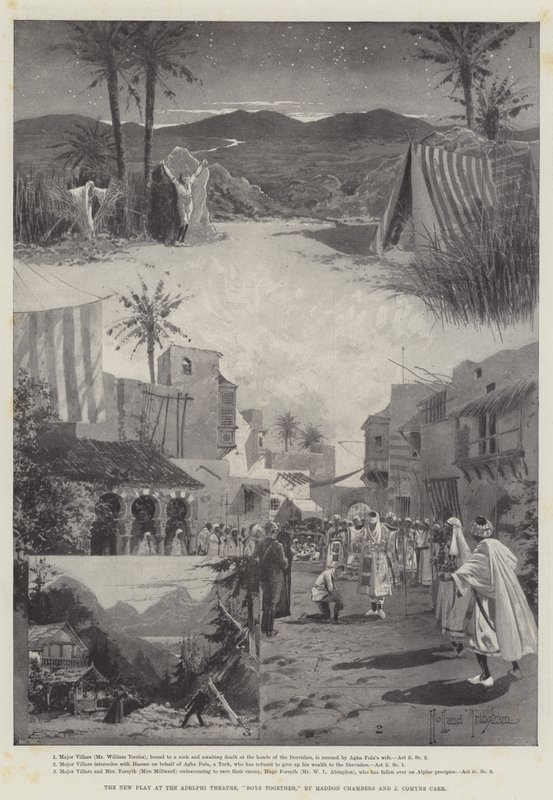 The New Play at the Adelphi Theatre, Boys Together, by Haddon Chambers ...