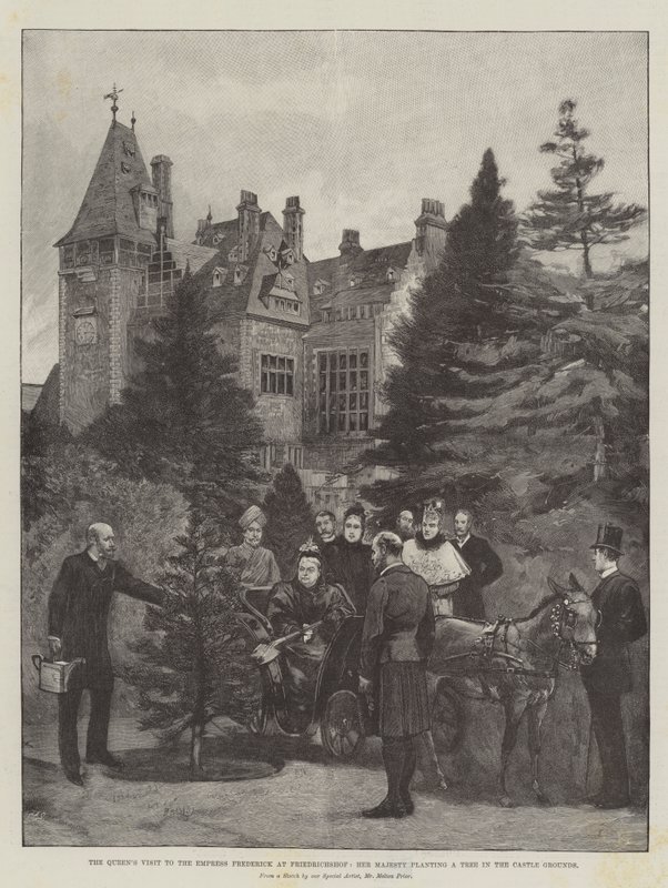 The Queen's Visit to the Empress Frederick at Friedrichshof, Her ...
