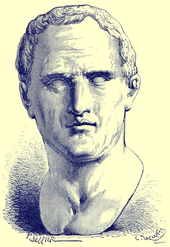 Cicero, Illustration from 'History of Rome' by Victor Duruy