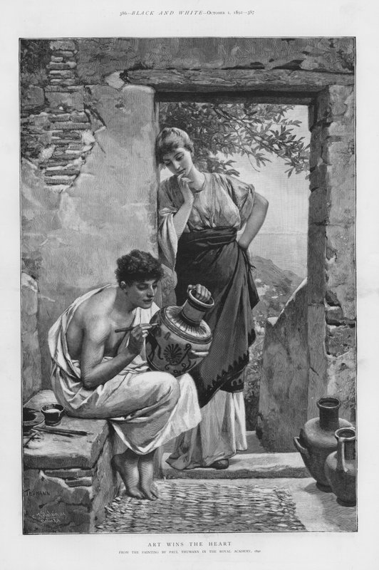 Art Wins the Heart by Friedrich Paul Thumann