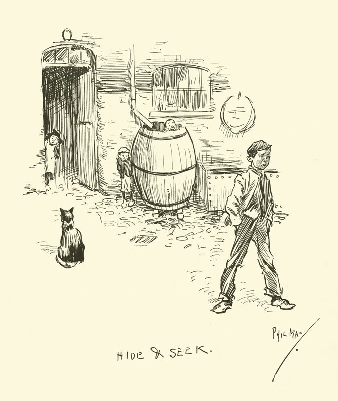 Illustration for Phil May's Gutter-Snipes by Phil May