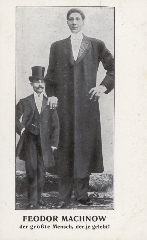 Feodor Machnow, the Russian Giant by Photographer German