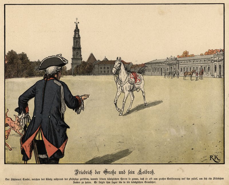 Frederick the Great of Prussia and His Favourite Horse
