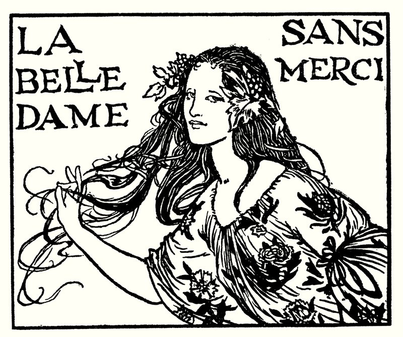 Illustration for Poems by John Keats: La Belle Dame Sans Merci