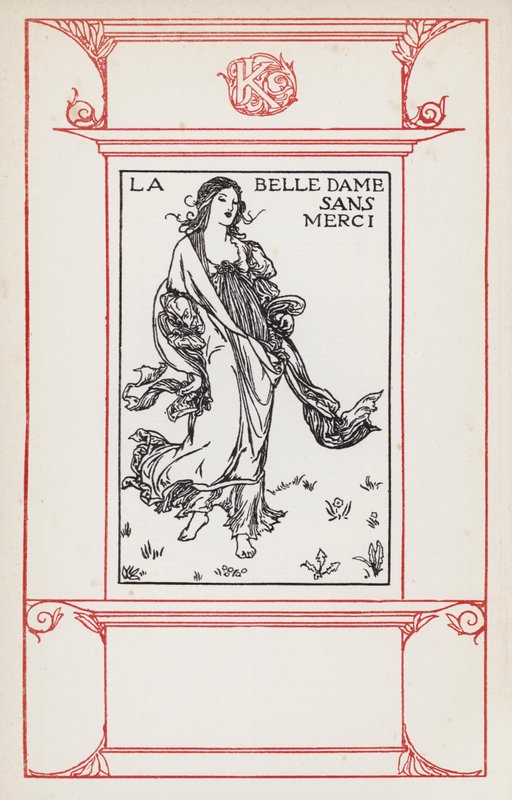 Illustration for Poems by John Keats: La Belle Dame Sans Merci