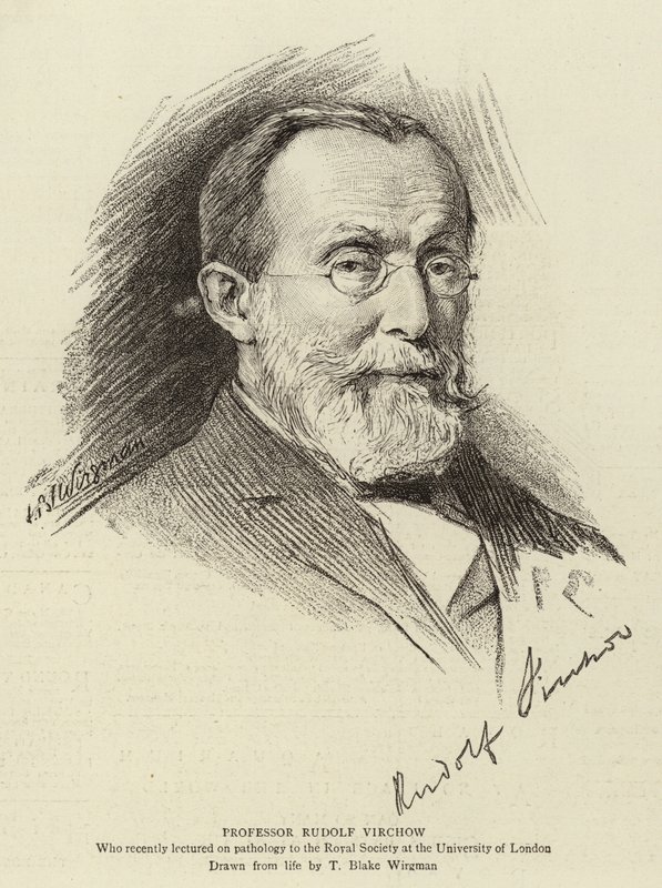 Professor Rudolf Virchow by Theodore Blake Wirgman