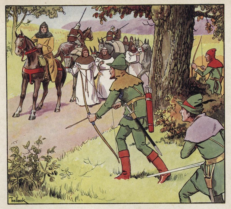 Robin Hood and His Merry Men by Trelleek: Fine art print