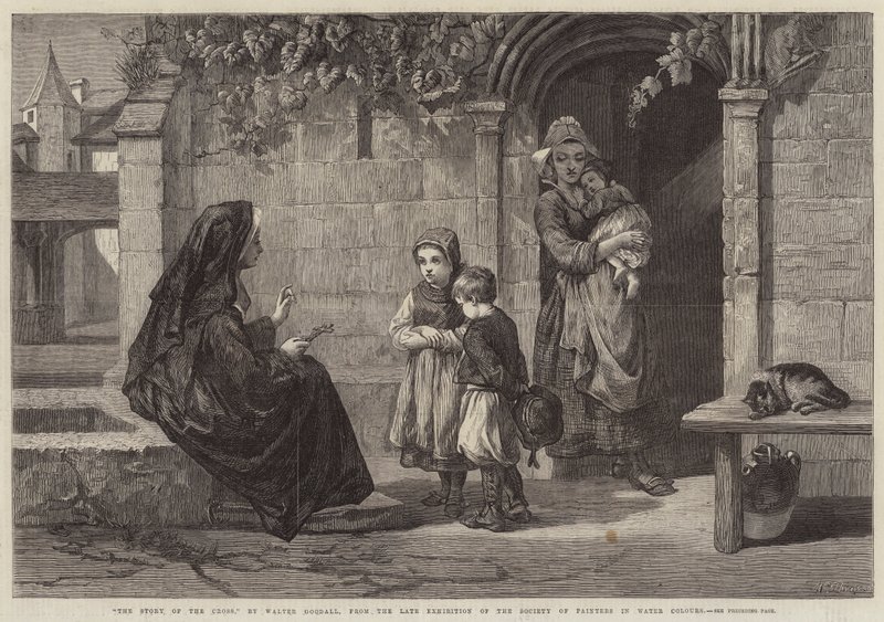 The Story of the Cross by Walter Goodall: Fine art print